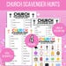 Bible Scavenger Hunt Game, Gods Love Game, Scripture Scavenger Hunt ...