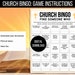 Church Bingo, 50 Church Bingo Cards, Christian Bingo, Find Someone Who ...