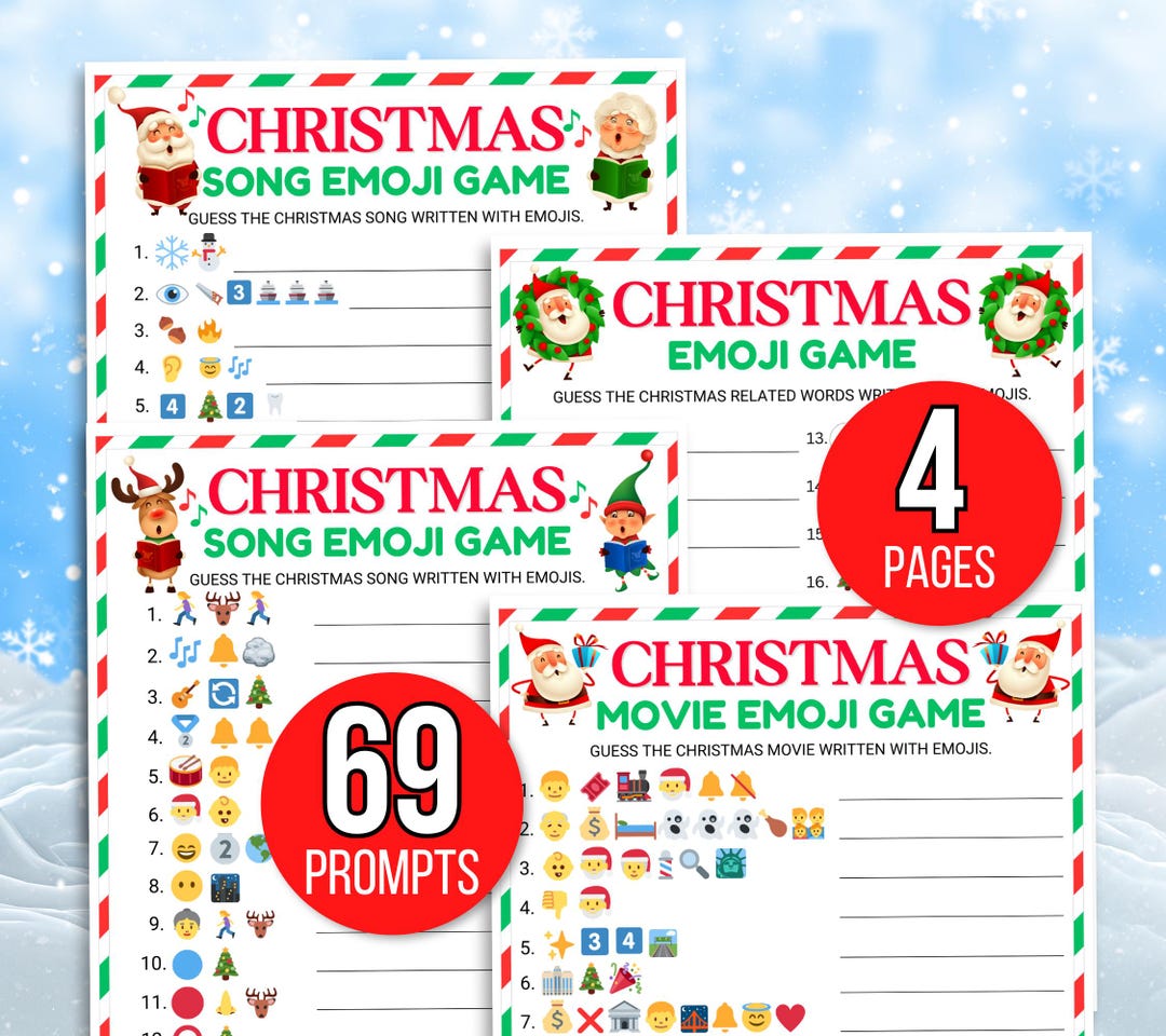Christmas Emoji Games, Emoji Christmas Game, Christmas Emoji Songs ...