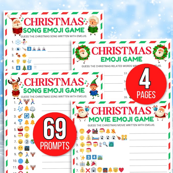 Christmas Games - Etsy