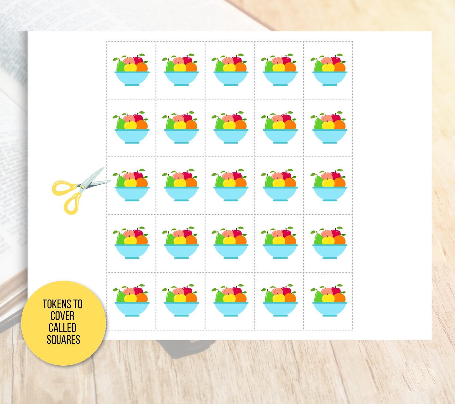 Fruit of the Spirit Bingo, Bible Bingo, 50 Fruit of the Spirit Bingo ...