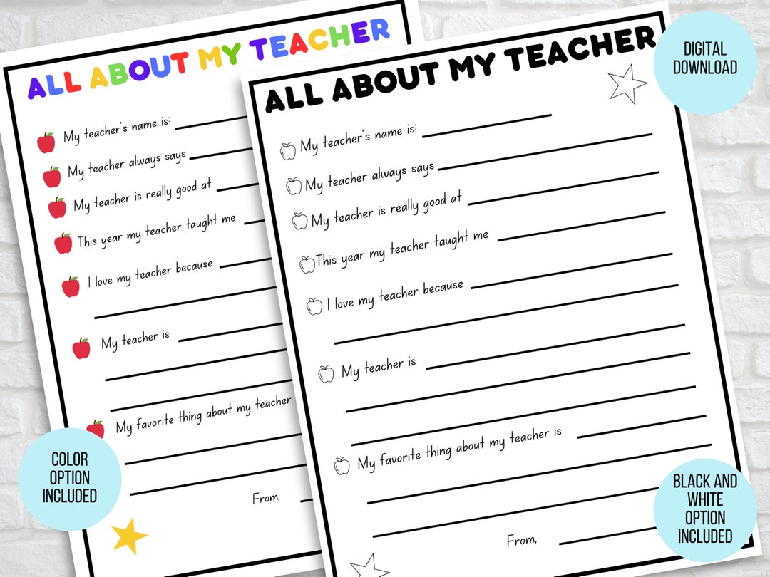 Teacher Appreciation Gift, Teacher Appreciation Week, Teacher Thank You ...