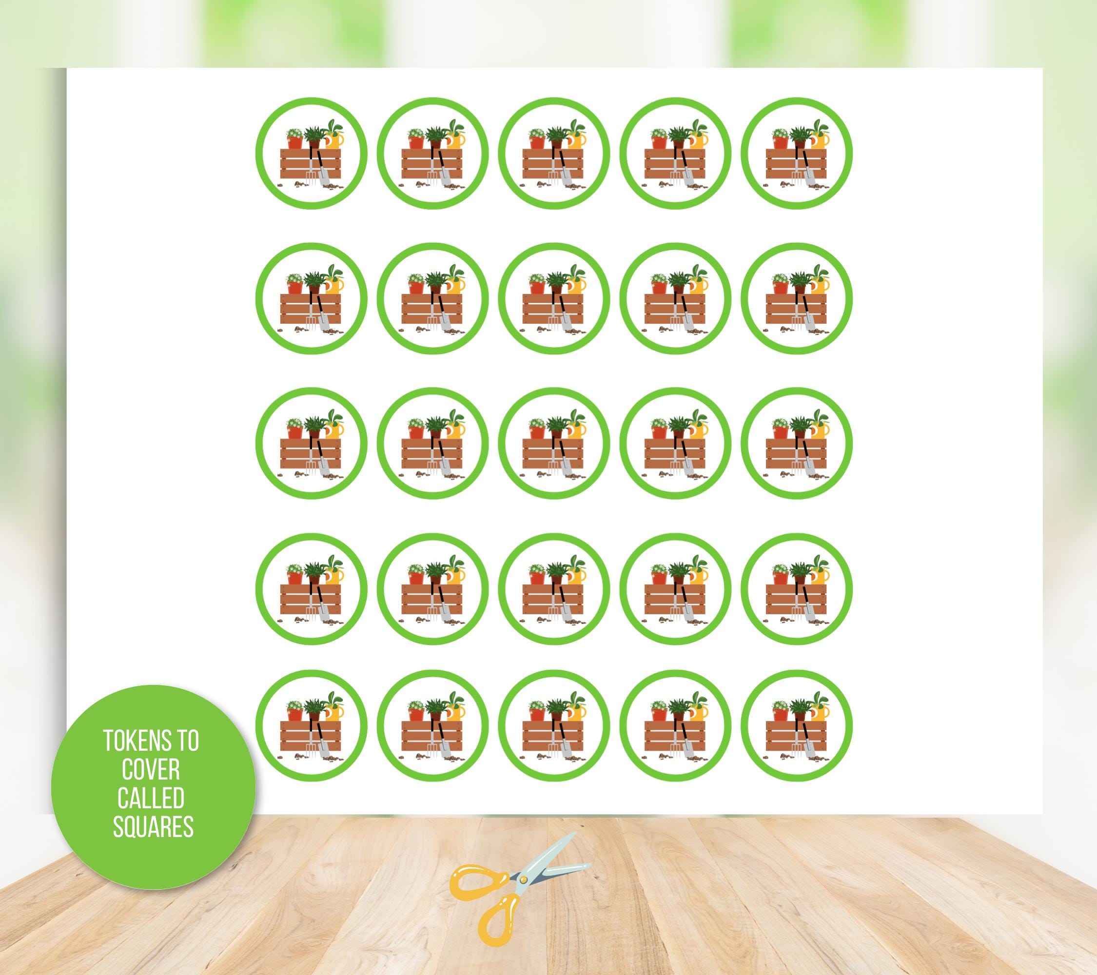 Garden Bingo, Spring Bingo, Garden Game, Garden Activity, Garden ...