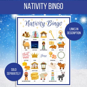 Nativity I Spy, Holiday I Spy, Nativity Seek and Find, Christmas ...