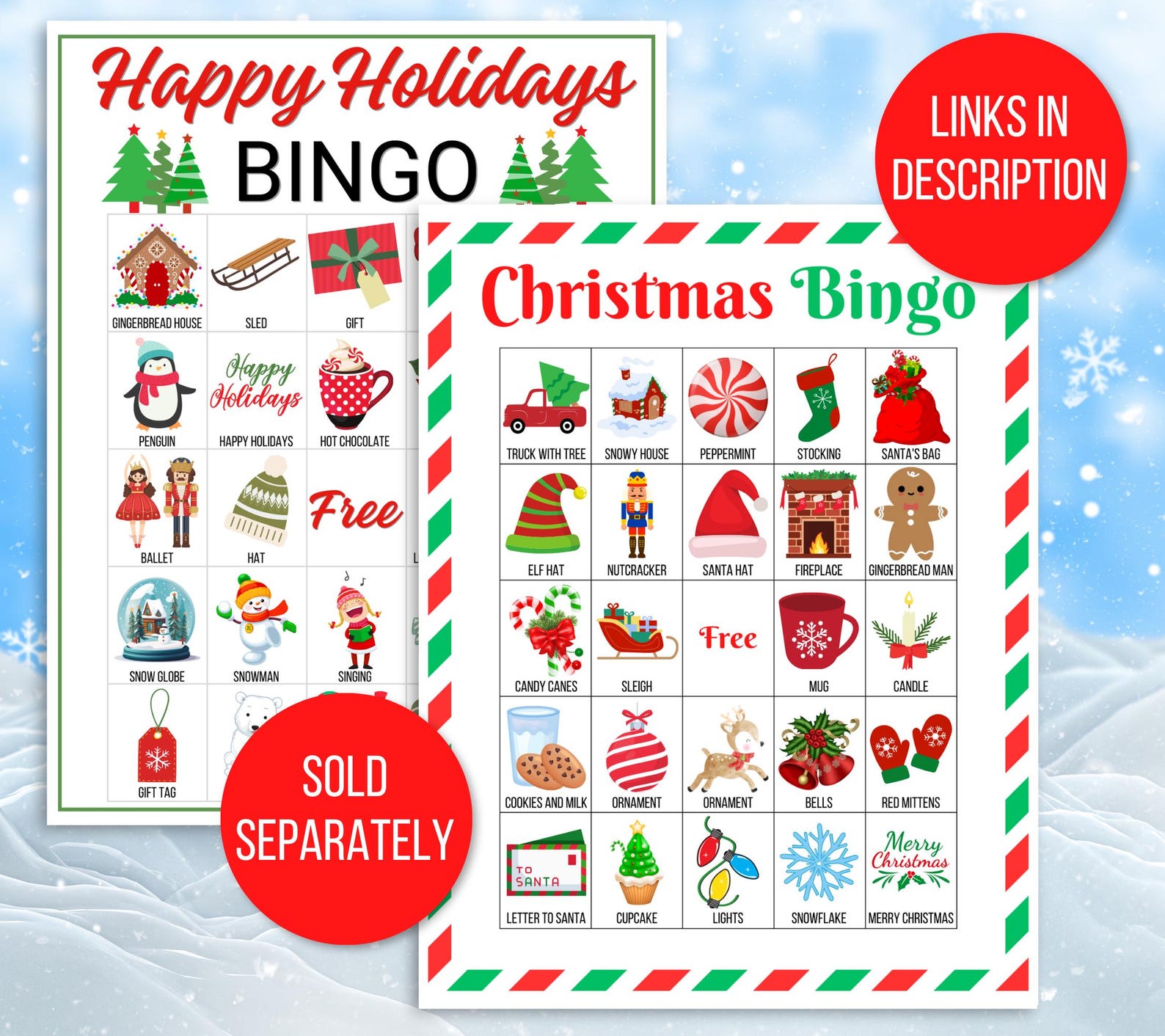 Christmas Movie Bingo, 50 Christmas Bingo Cards, Hallmark Movie Bingo ...