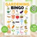 Garden Bingo, Spring Bingo, Garden Game, Garden Activity, Garden ...