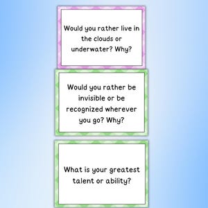 210 Conversation Cards, Conversation Starters, Road Trip Conversation ...