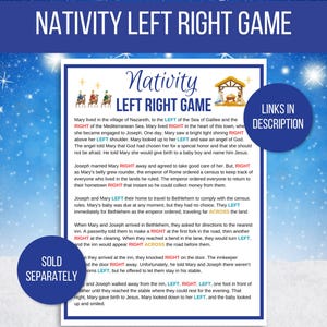 Nativity Pass the Prize Game, Christmas Pass the Prize Game, Nativity ...