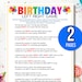 Left Right Birthday Game, Right Left Birthday Game, Kids Birthday Pass ...