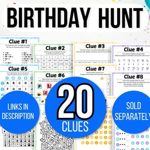 Birthday Bingo, 60 Birthday Bingo Cards, Birthday Party Game, Happy ...