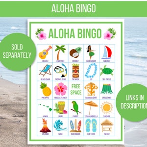 Aloha Scavenger Hunt, Printable Aloha Party Game, Aloha Birthday, Aloha ...