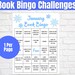 Book Bingo, 12 Monthly Book Bingo Challenges, Book Bingo for Adults ...