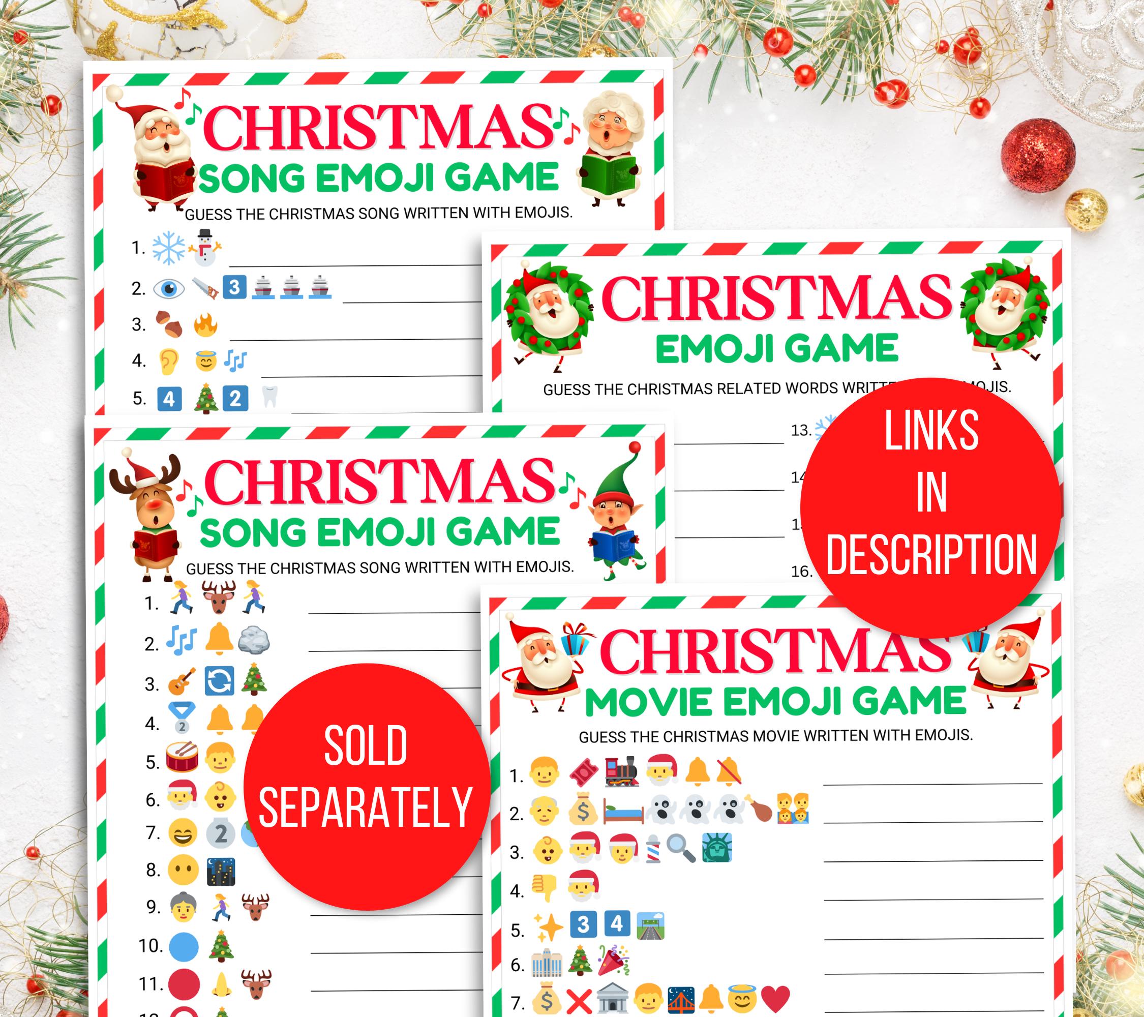 Christmas Songs Bingo, 100 Printable Christmas Songs Bingo Cards ...