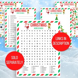 Christmas Bingo, 50 Christmas Bingo Cards, Christmas Activity, Kids ...