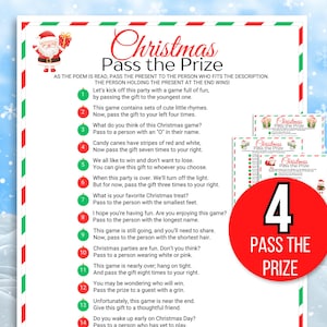 Christmas Pass the Parcel Game, Pass the Prize Game, Christmas Party ...