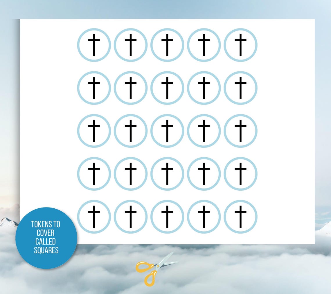 Resurrection Bingo, 50 Religious Easter Bingo Cards, Easter Bible Bingo ...