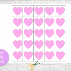 Valentine's Day Bingo, 30 Valentines Day Bingo Game Cards, Valentines ...