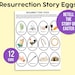 Printable Easter Story, Resurrection Story Cards, Resurrection Eggs ...