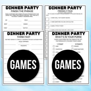 Dinner Party Games, Dinner Games, Icebreaker Games, Team Building Games ...