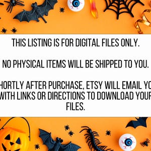 Halloween Bingo, 50 Halloween Bingo Cards, Halloween Games, Kids ...