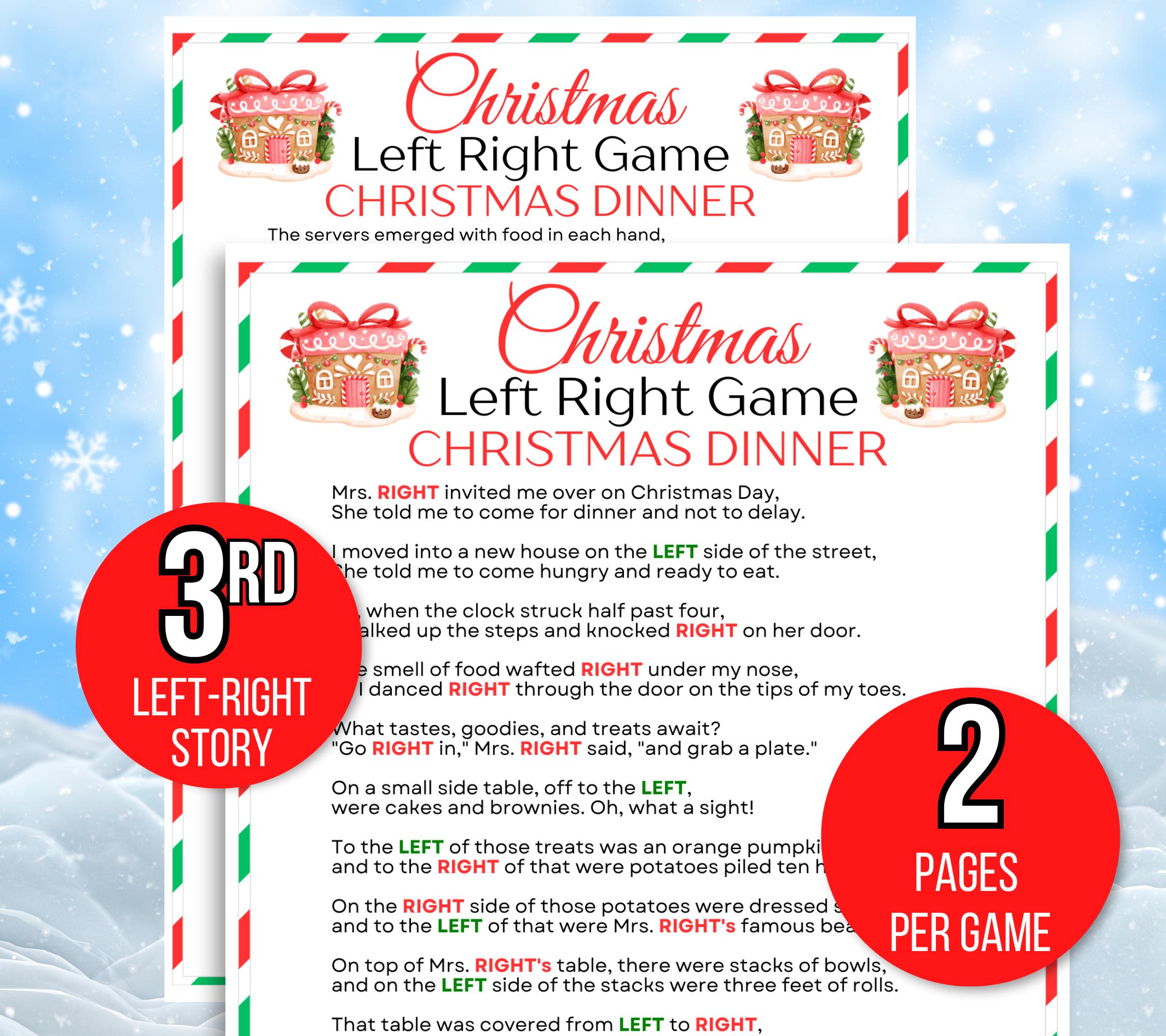 Christmas Left Right Game, Christmas Games, Christmas Pass the Present ...