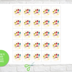 Art Bingo, 30 Printable Art Bingo Cards, Art Game, Art Party Game, Art ...