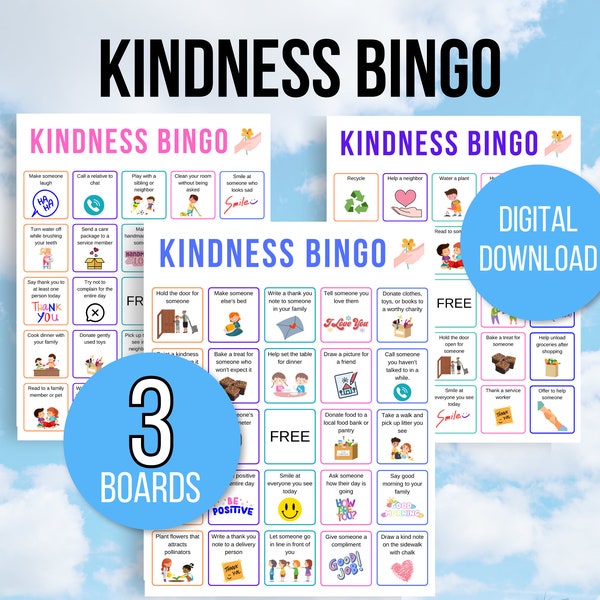 Kindness Cards - Etsy