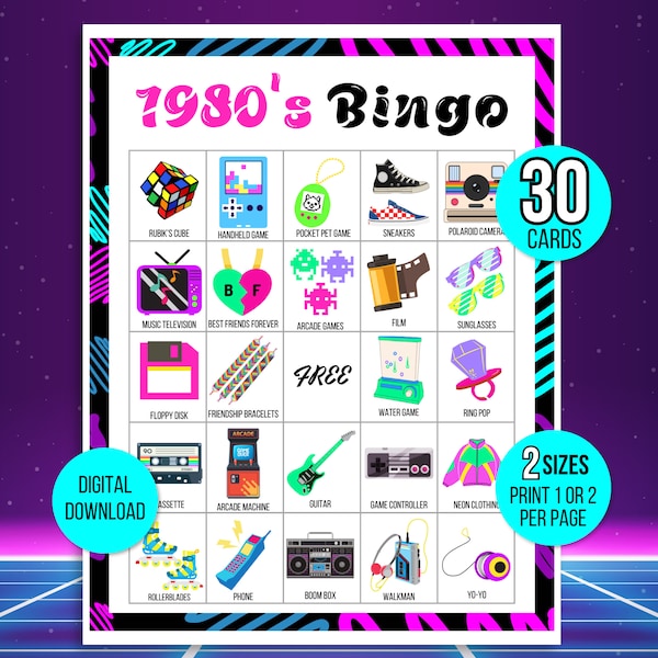 80s Game - Etsy