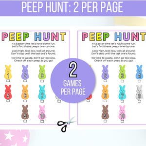 Peeps Easter Scavenger Hunt, Peeps Easter Hunt Game, Peeps Easter Hunt ...