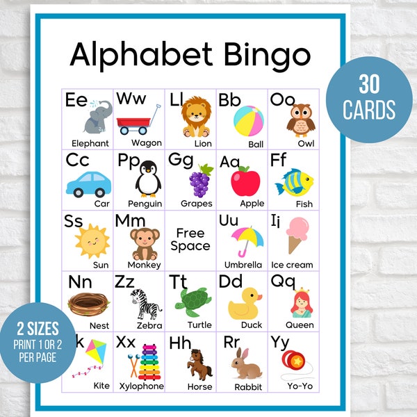 Abc Cards - Etsy