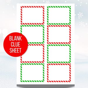 Candy Cane Treasure Hunt, Indoor Candy Cane Scavenger Hunt, 40 Treasure ...