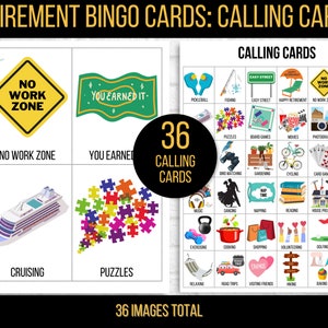 Retirement Bingo, 50 Retirement Bingo Cards, Retirement Activity ...