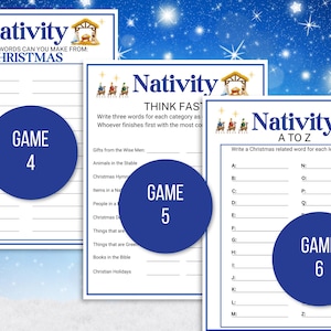 Church Christmas Party Games, Nativity Games, Christian Christmas Games ...
