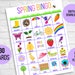 Printable Spring Bingo 30 Spring Bingo Cards Spring Activity - Etsy