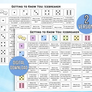 Icebreaker Game, Icebreaker Activity, Team Building Game, Table Talk ...