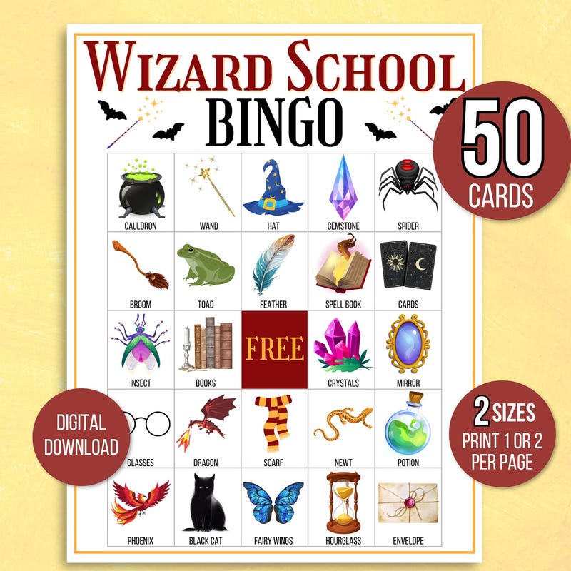 Witch Bingo - Etsy UK