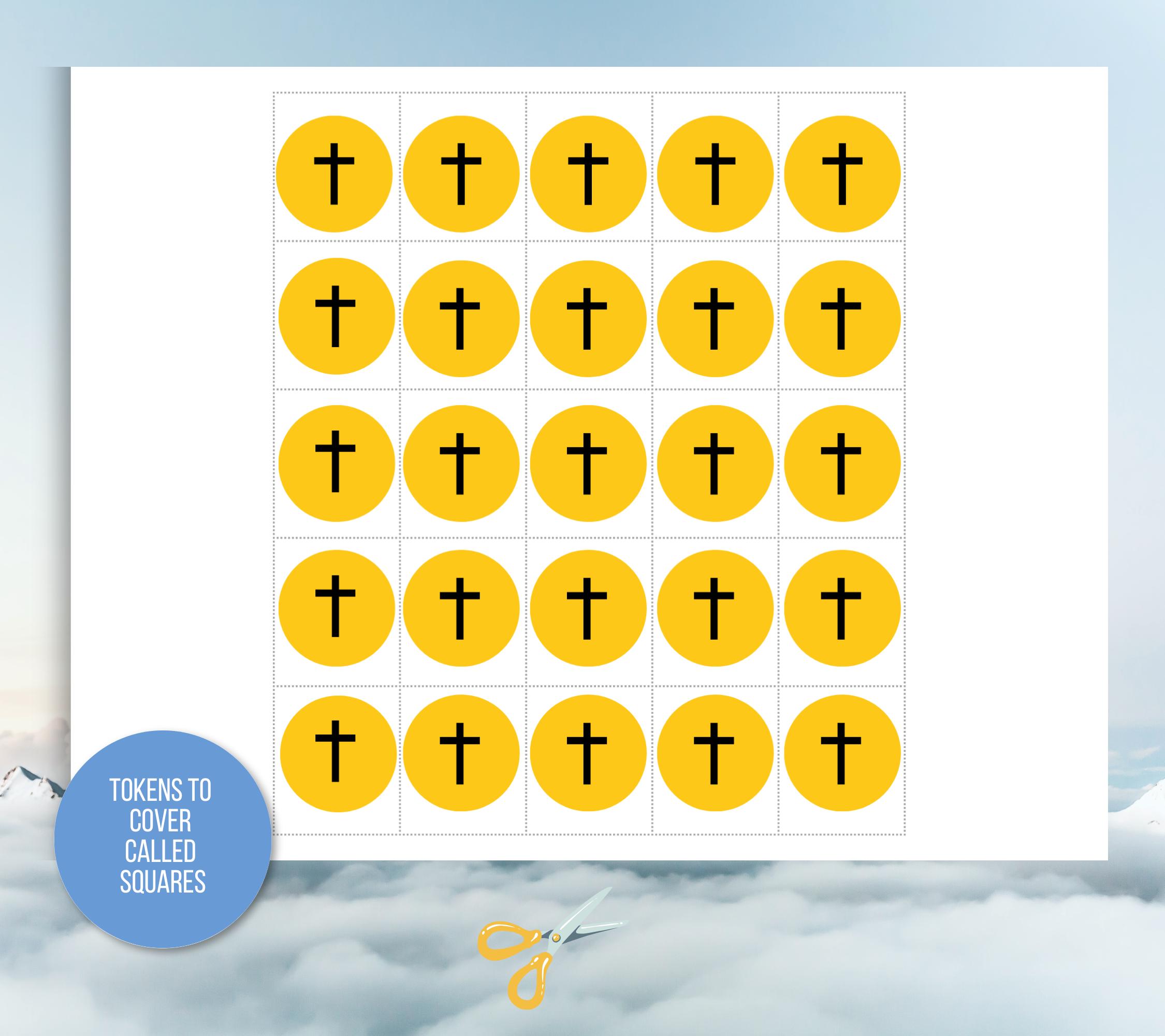 Easter Story Bingo, 50 Religious Easter Bingo Cards, Easter Bible Bingo ...