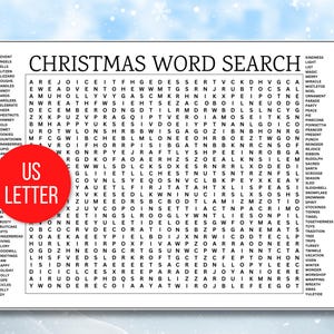 Giant Christmas Word Search, Giant Word Search, Giant Word Find ...