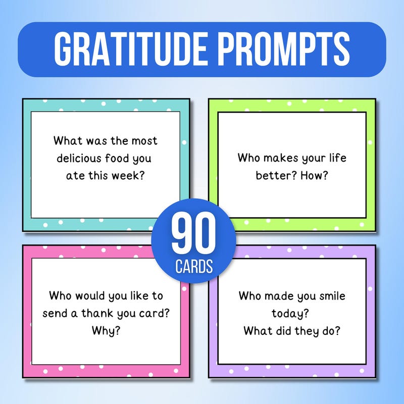 Gratitude Card to Print - Etsy
