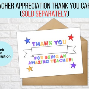 Appreciation Week Printable Sign, Thank You for All You Do, Teacher ...