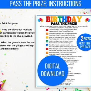 Pass the Gift Game, Birthday Party Game, Teen Birthday Game, Pass the ...