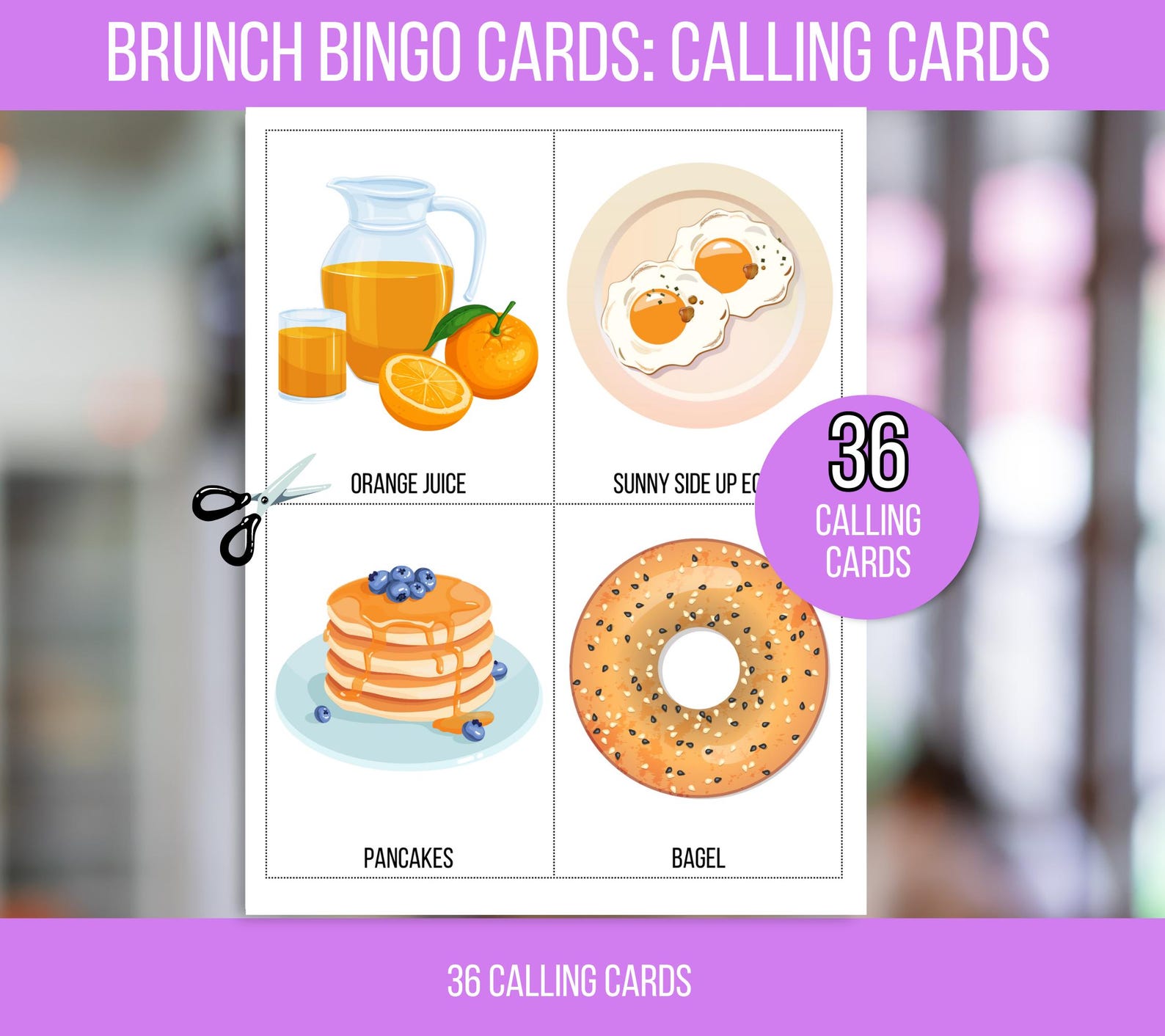 Brunch Bingo, 30 Printable Brunch Bingo Cards, Brunch Bingo Game ...