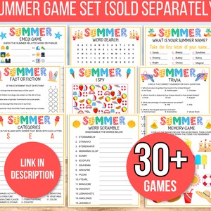 Summer Trivia Game, Summer Trivia Quiz, Summer Fact or Fiction Game ...