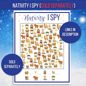 Nativity Word Search, Fun Nativity Game, Printable Nativity Game ...