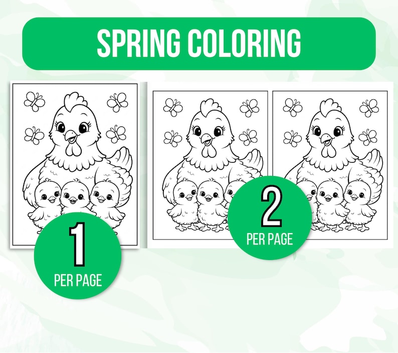 Spring Coloring Pages, Spring Coloring Book, Spring Coloring Sheets ...