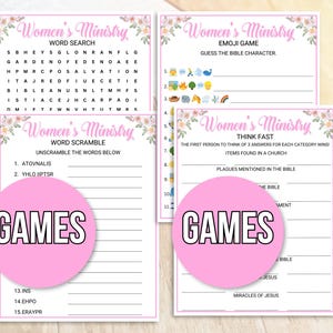 Women's Ministry Games, Women's Retreat Games, Bible Games, Sunday ...