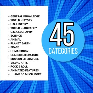 Pub Trivia Games Bundle, Trivia Night Games, Trivia Games Set, Family ...