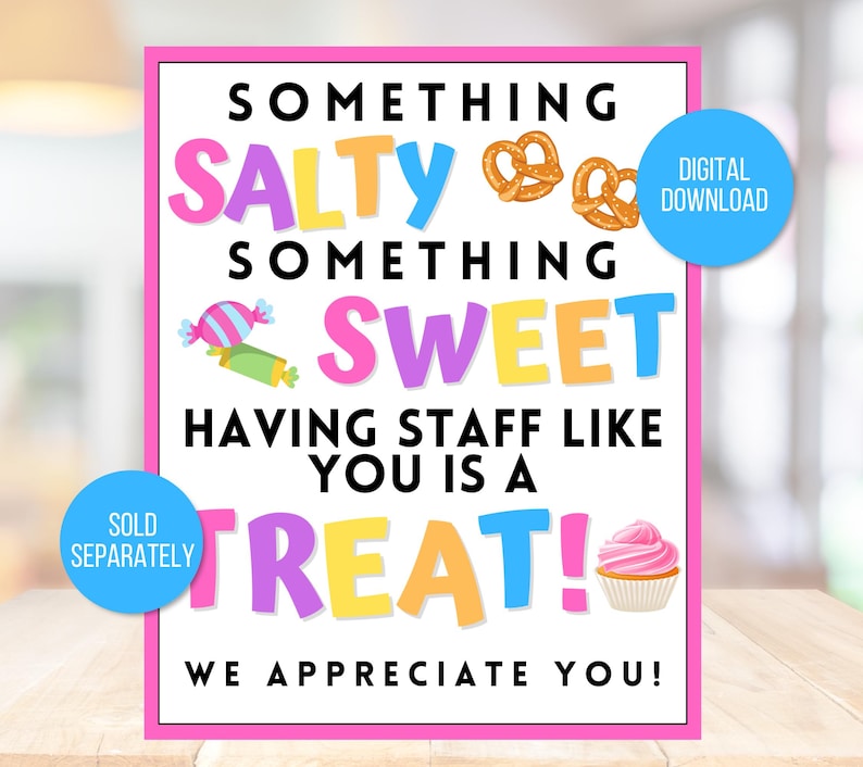 Appreciation Week Printable Sign, Thank You for All You Do, Thank You ...
