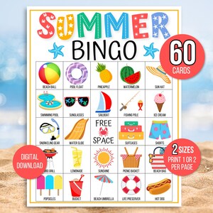 Bingo Calling Cards FREE Printable Ice Cream Themed BINGO Game | Ice ...