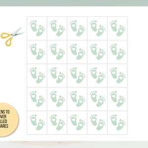 Baby Bingo, 50 Baby Bingo Cards, Baby Shower Bingo, Baby Shower Game ...